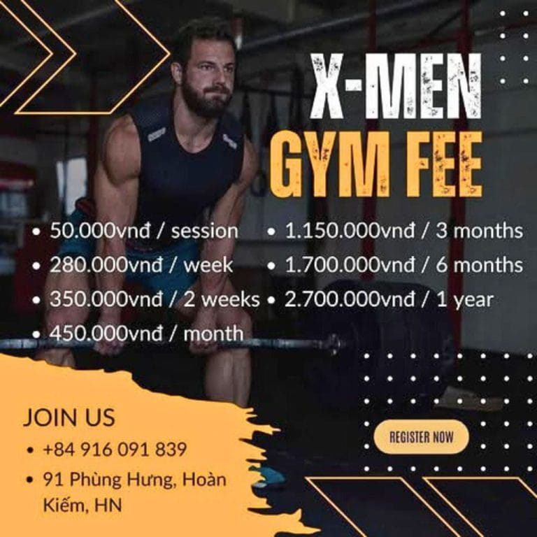 X-Men Gym Hanoi: Affordable Fitness Spot in the Old Quarter